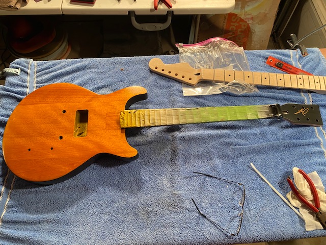 LP DC in Progress[13757] | Lyndel Guitars